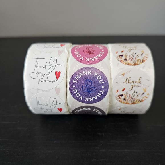 Office | Your Choice Thank You Sticker Roll Set 50pc | Poshmark